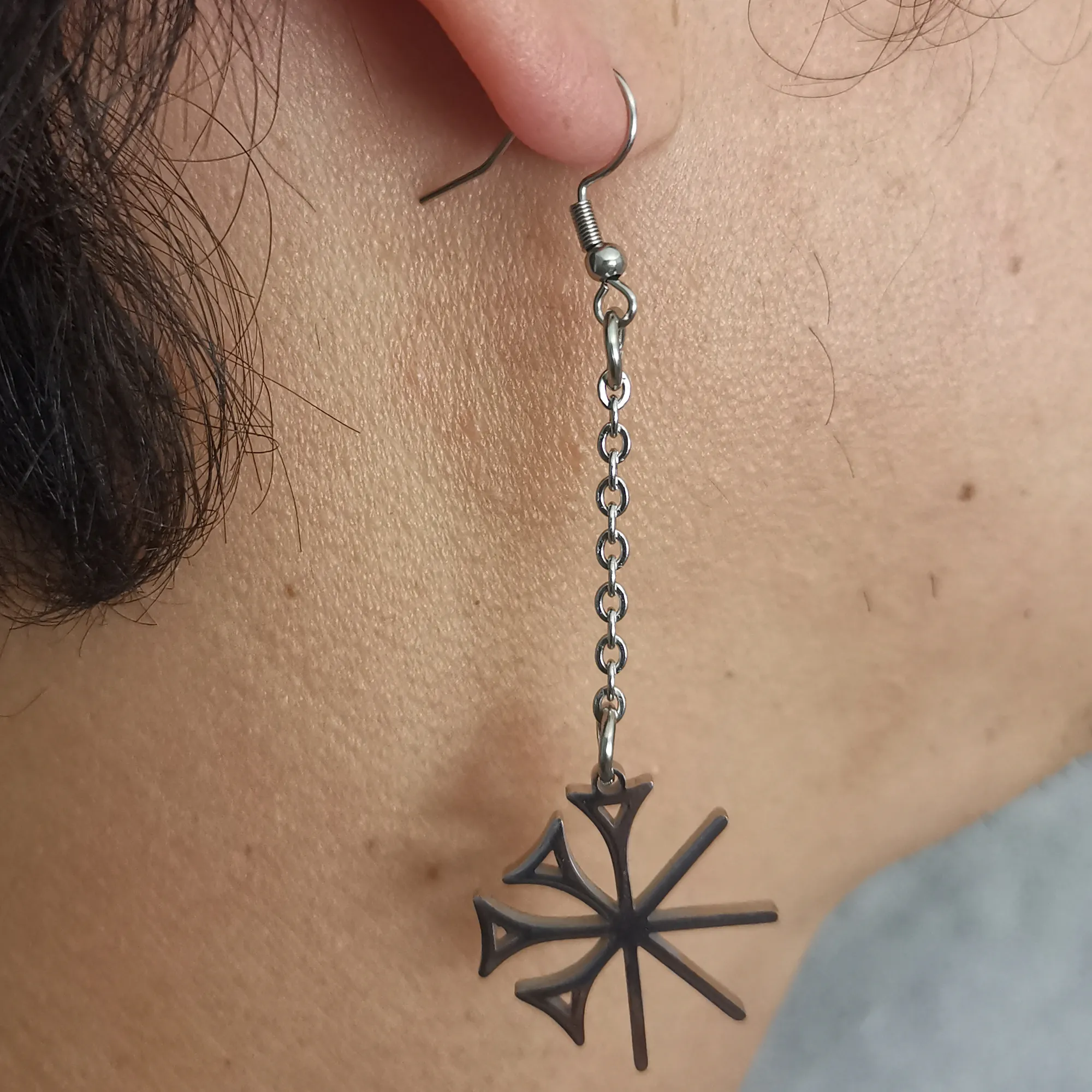 Sumérian Dingir Cuneiforme Earge Bounk Studs: Religied Charm In ...