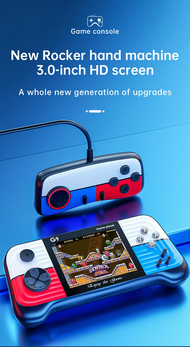 Top Quality G9 Retro Game Players 3.0 Inch HD Screen Handheld Console ...