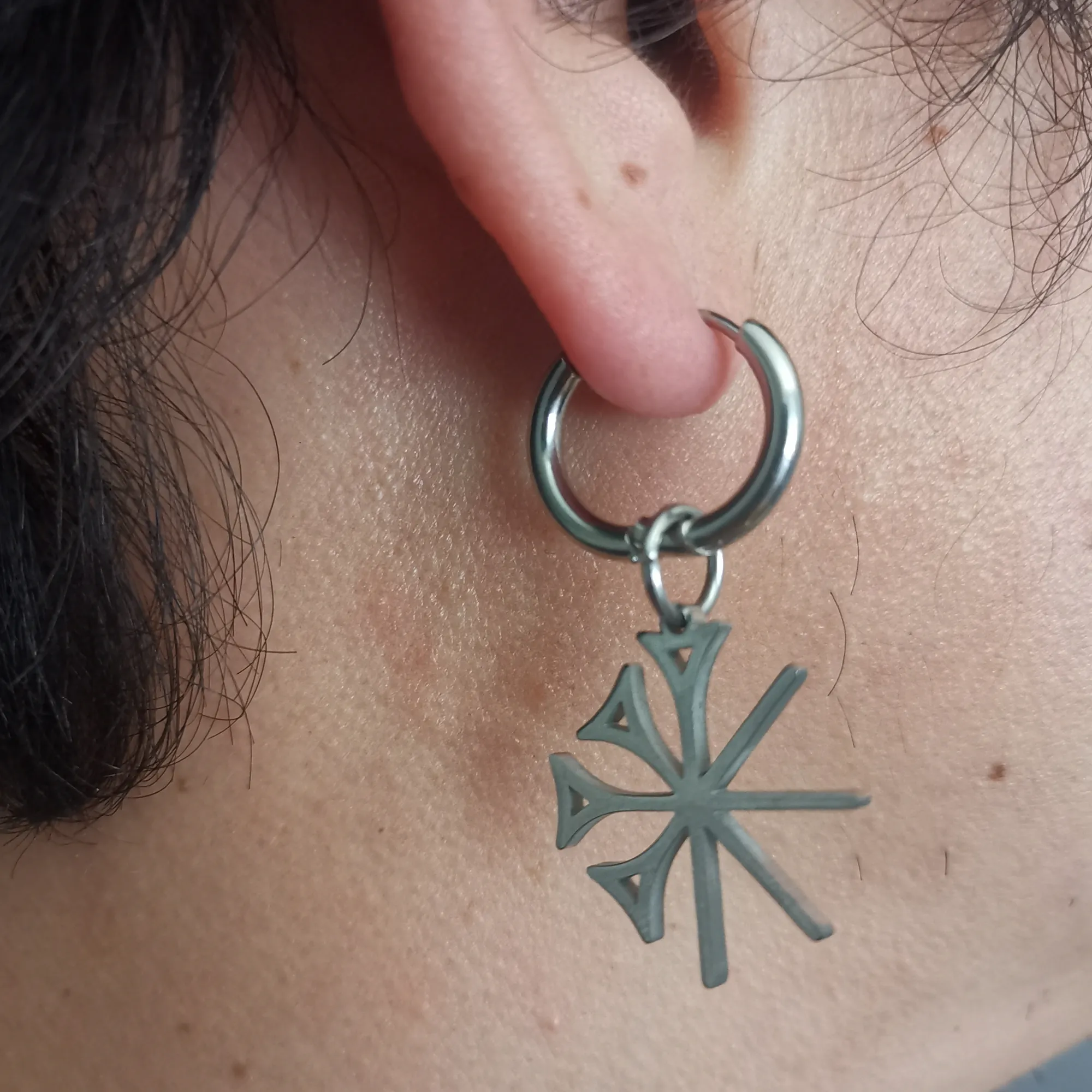 Sumérian Dingir Cuneiforme Earge Bounk Studs: Religied Charm In ...