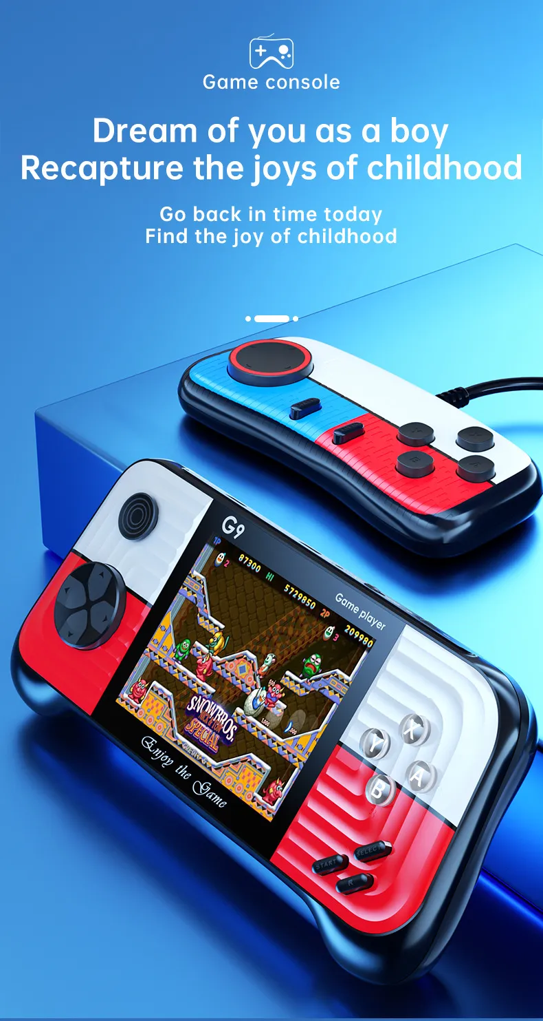 Top Quality G9 Retro Game Players 3.0 Inch HD Screen Handheld Console ...