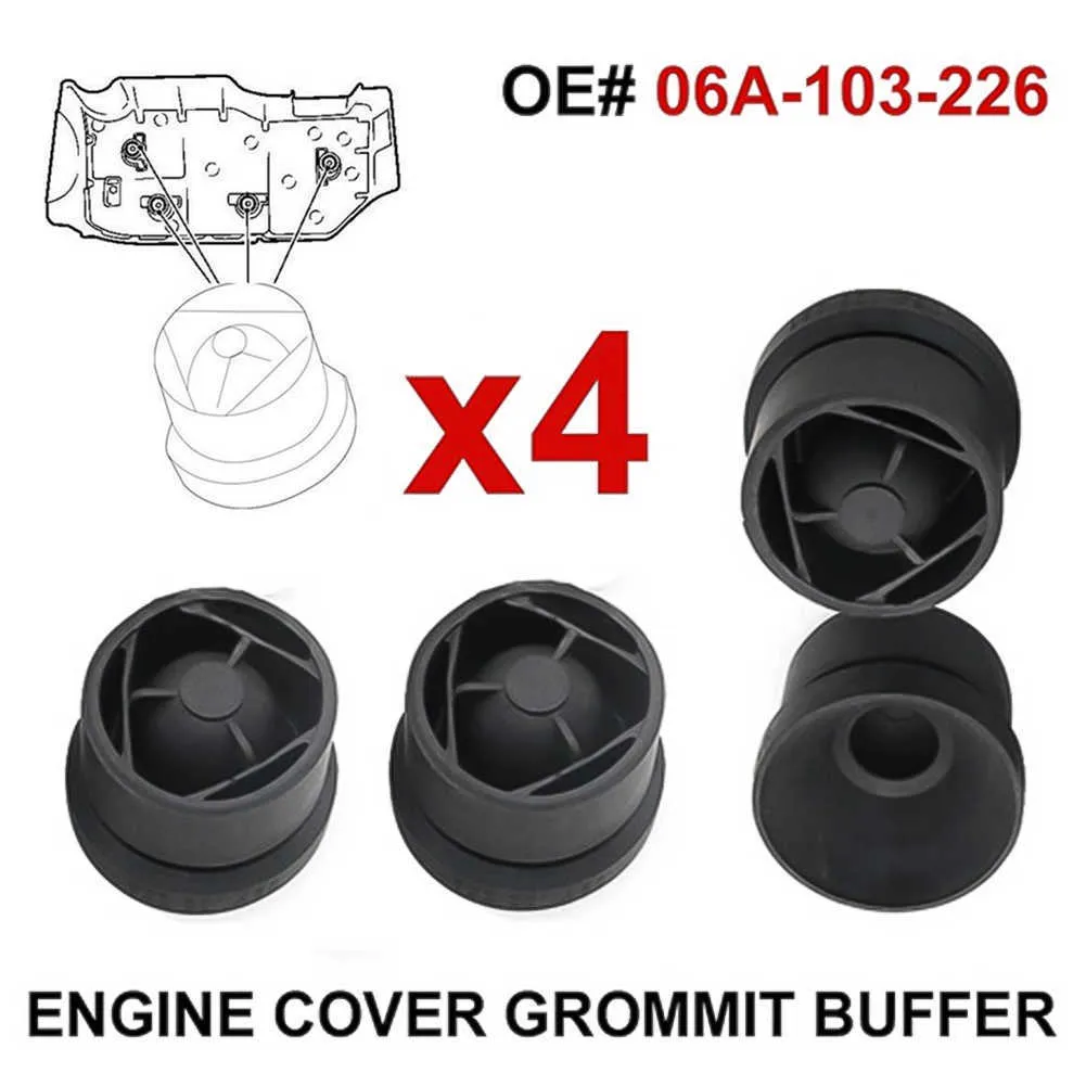 Engine Cover Grommets - Rubber Buffer Mounting Kit for Nissan Qashqai ...