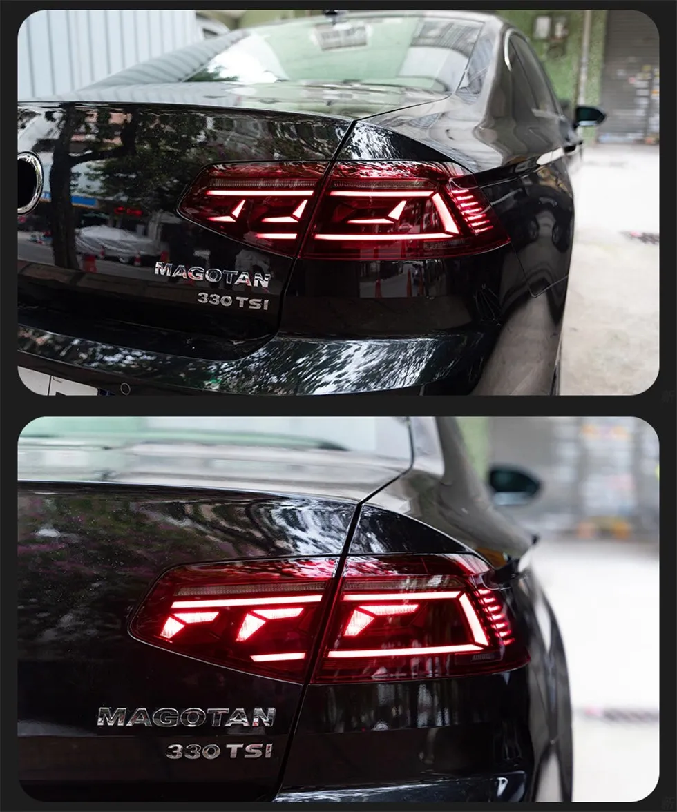 VW Passat B8 2015 2024 LED Tail Lights With DRL Dynamic Signal Lamp ...