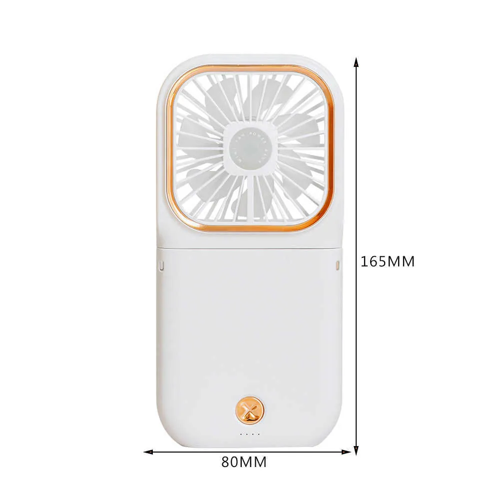DHgate.com:Portable Folding USB Rechargeable Mini Fan with Power Bank ...