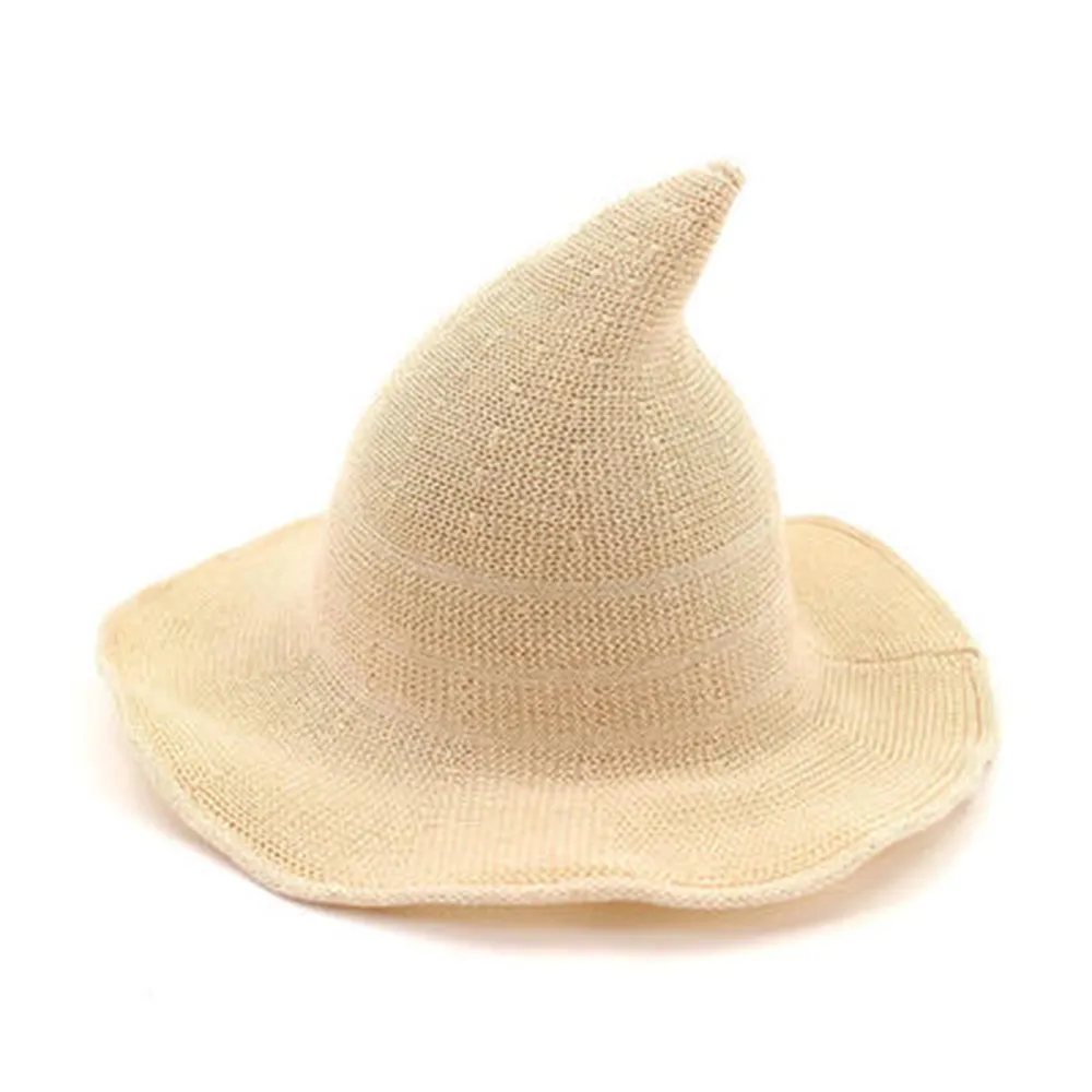 DHgate.com:Halloween Witch Hat, Vintage Woolen Long Point Hat for 2024 ...
