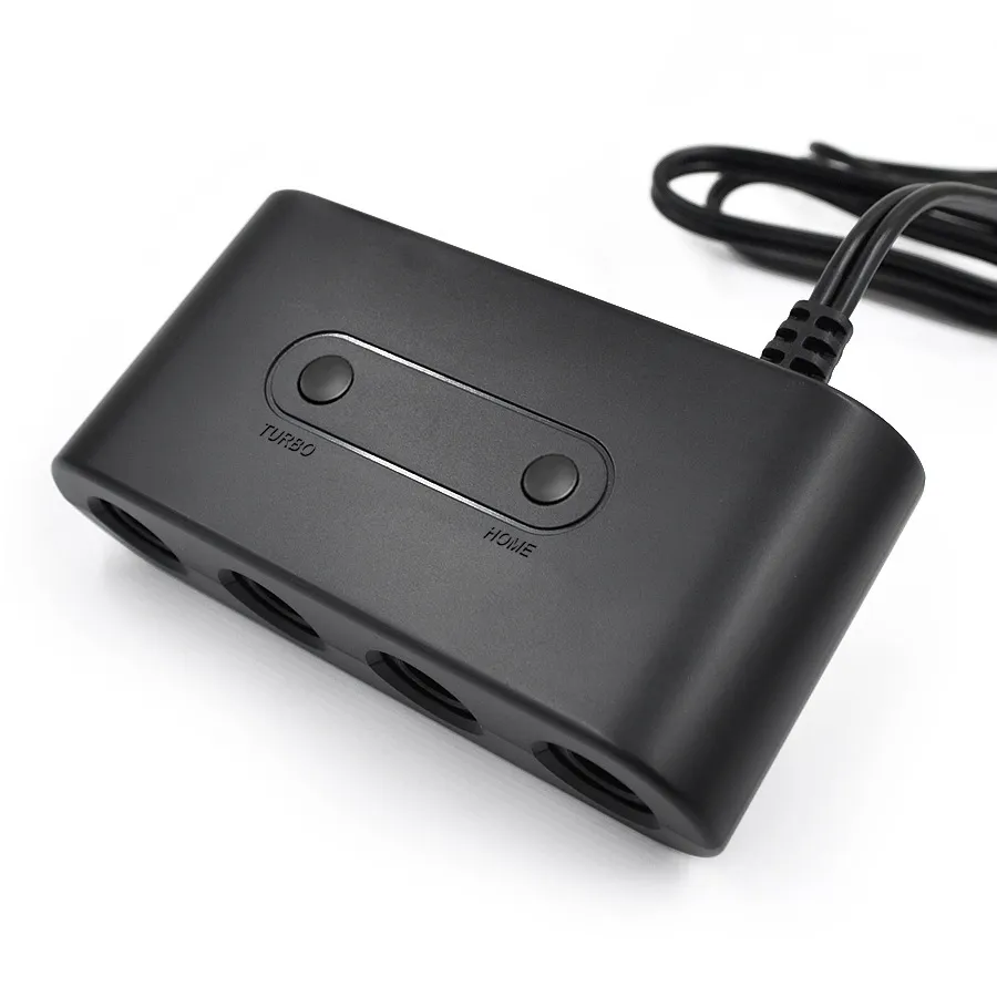 Wii U AC Adapter GameCube Controller Adapter: 4 Port USB Converter For ...