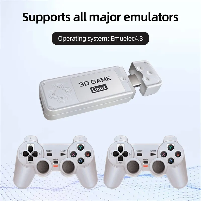 DHgate.com:4K Video Game Console w/ 2.4G Wireless Controllers, Pre ...