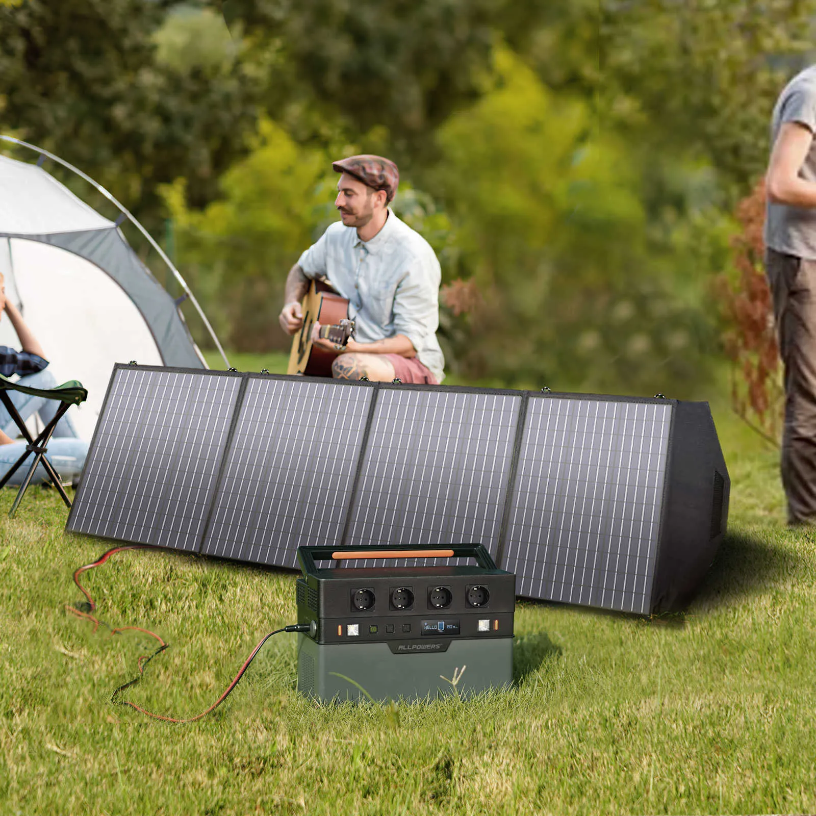 Solar Power Bank Portable Power Station 700W/1500W, Outdoor Battery ...