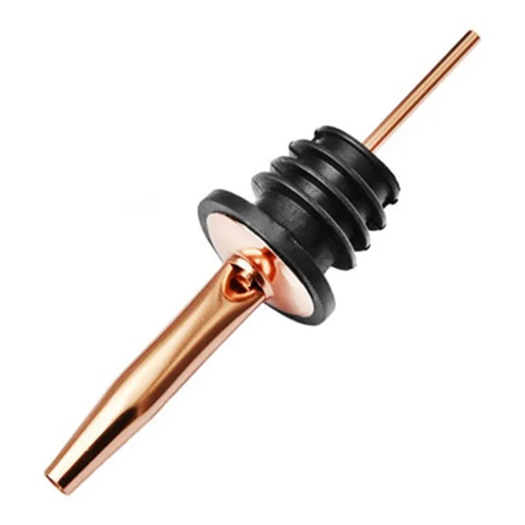 Stainless Steel Cocktail Set Liquor Bottle Pourers With Stoppers, Bar ...