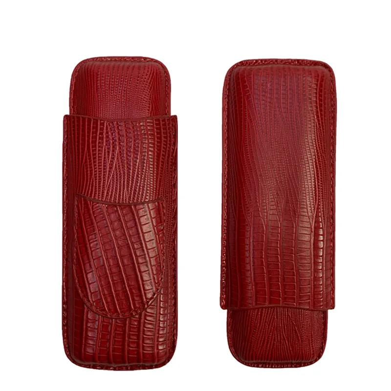 Premium Leather Cigar Case Set - Portable Cigar Holder with Cutter ...