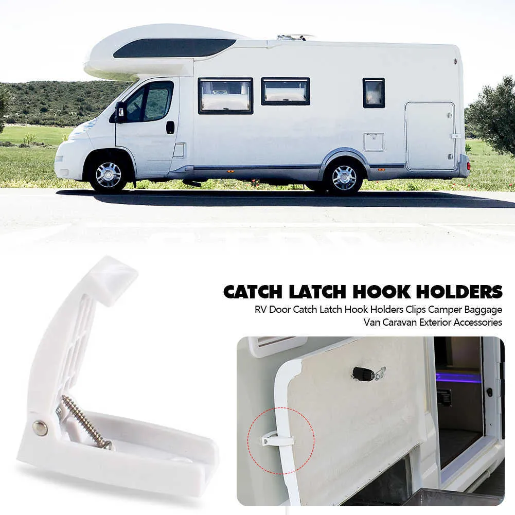 新しいキャンピングカートレーラー手荷物ドアクリップコンパートメントキャッチラッチホルダー固定クランプクリップオートカーRVエクステリア ...
