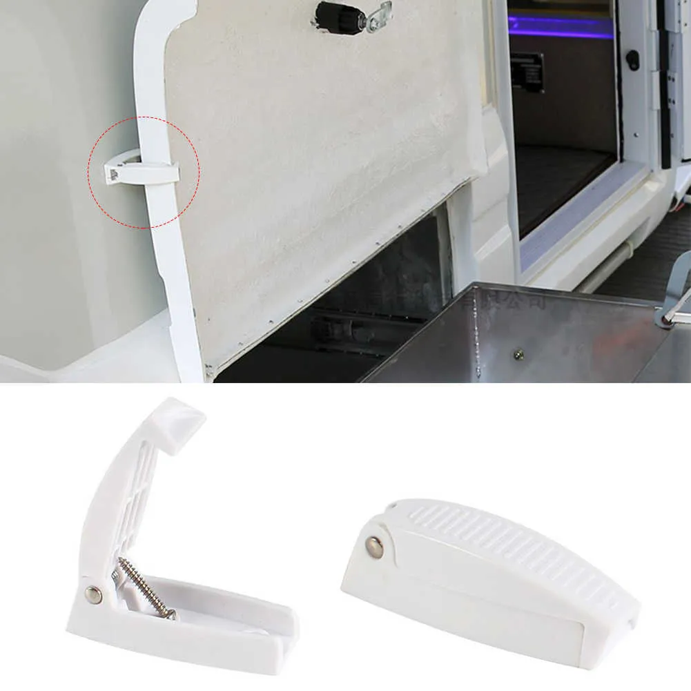新しいキャンピングカートレーラー手荷物ドアクリップコンパートメントキャッチラッチホルダー固定クランプクリップオートカーRVエクステリア ...