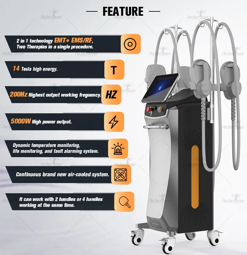 EMSZERO Neo Body Sculpting Machine: 14 Tesla RF Slimming, Muscle ...