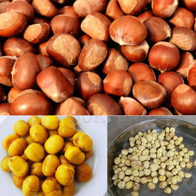 Fully Automatic Chestnut Peeling Machine Does Not Hurt Chestnuts ...