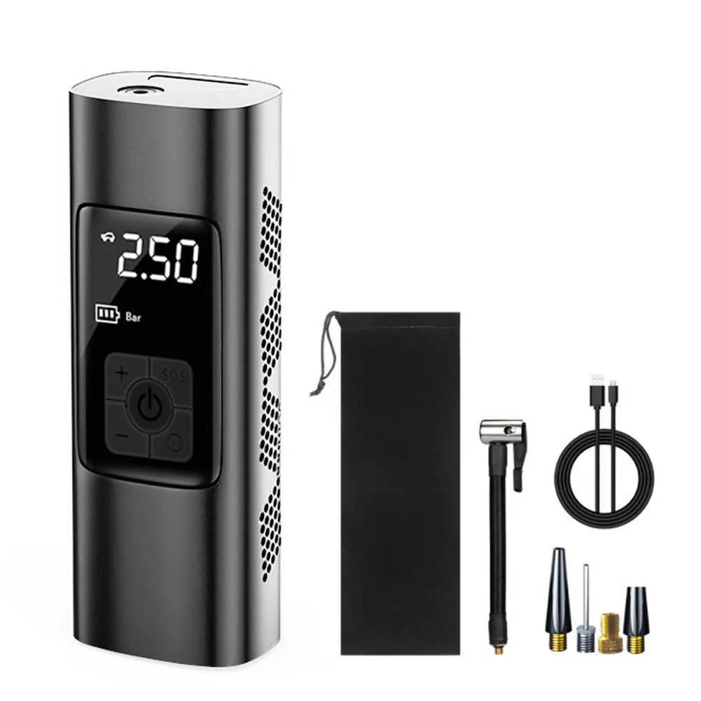 DHgate.com:Mini Car Air Compressor, 6000mAh Power Bank Portable ...