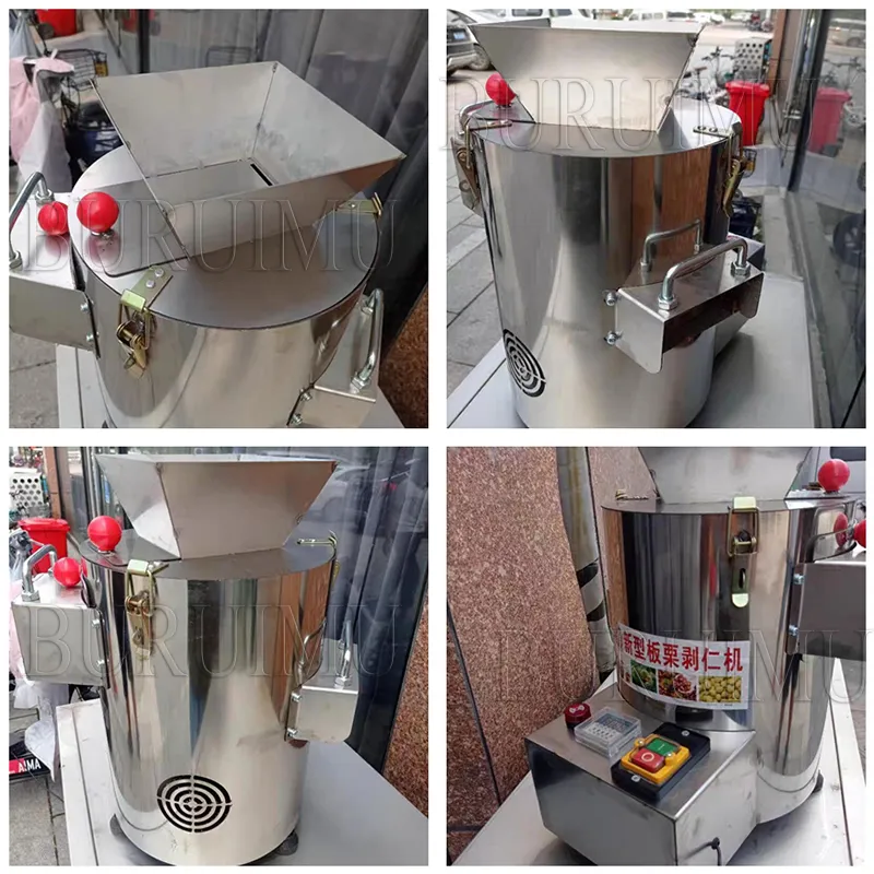 Complete Chestnut Peanut Dehusking Machine Automatic, Gentle, And ...