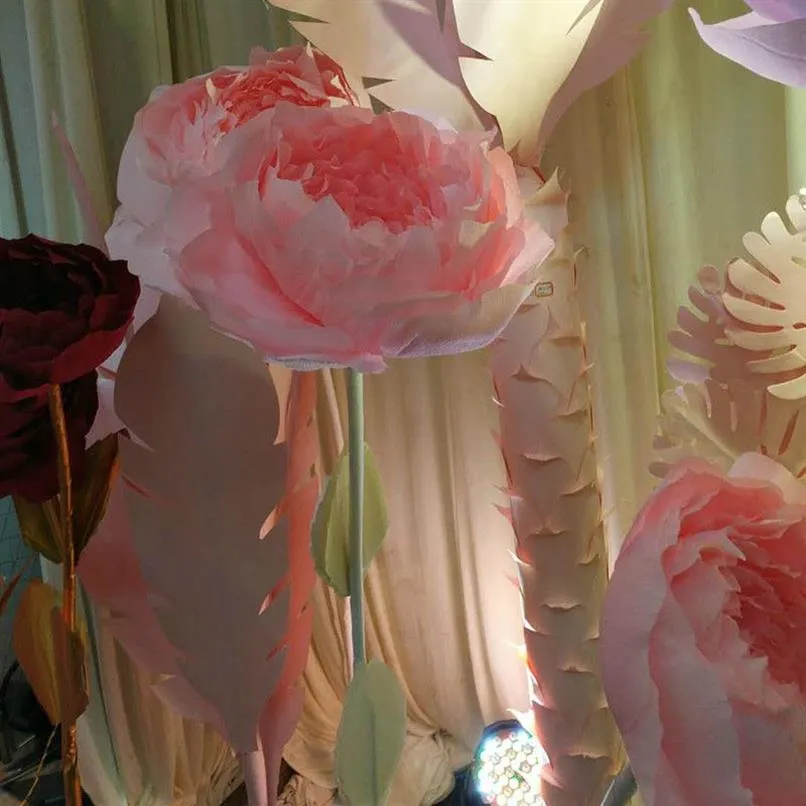 DHgate.com:Large Peony Paper Flowers for DIY Home Wedding Party ...