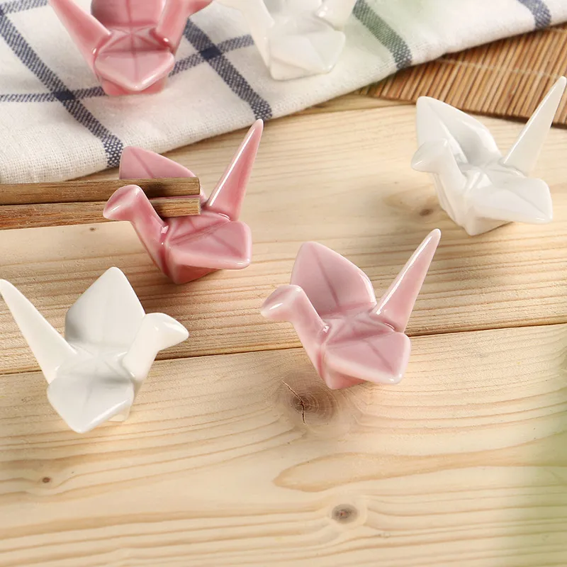 DHgate.com:Japanese Ceramic Paper Crane Stick Rack Penholder Incense ...