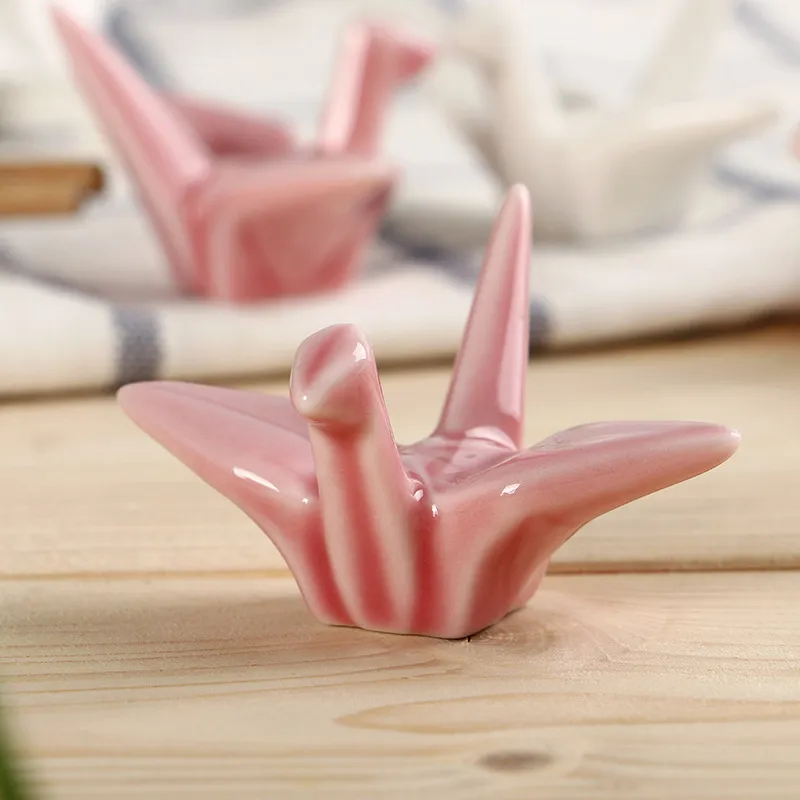 DHgate.com:Japanese Ceramic Paper Crane Stick Rack Penholder Incense ...
