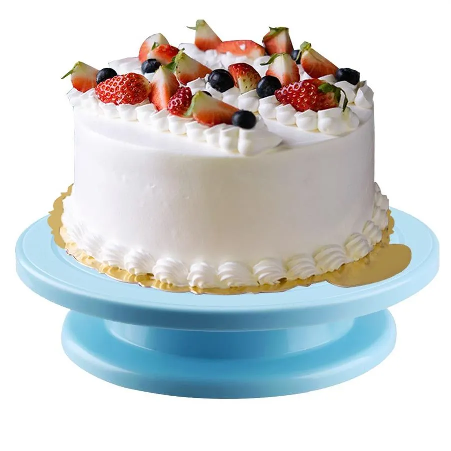DHgate.com:DIY Cake Turntable Baking Mold Cake Plate Rotating Round ...