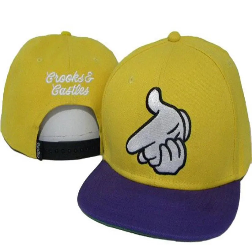 Crooks & Castles Snapback Hat - Stylish Gun N38 Design, Adjustable ...
