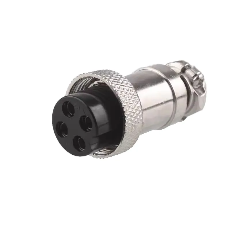 GX16 4 4Pin Wire Panel Connector Male And Female Diameter 16mm Circular ...