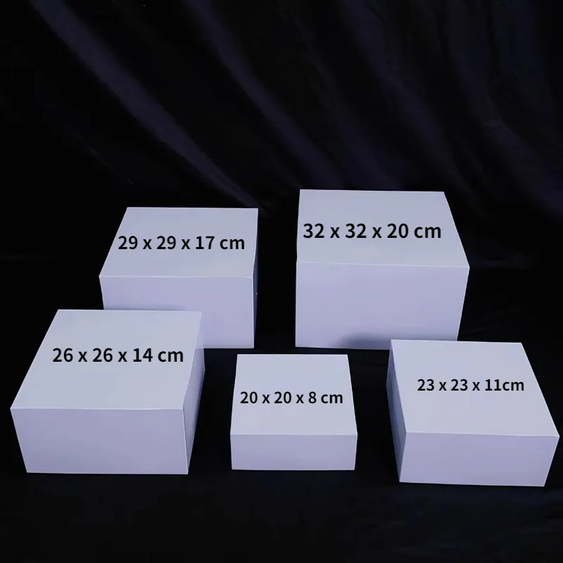 Elegant Column Riser Set Wedding Cake Stand, Party Cake Stands ...