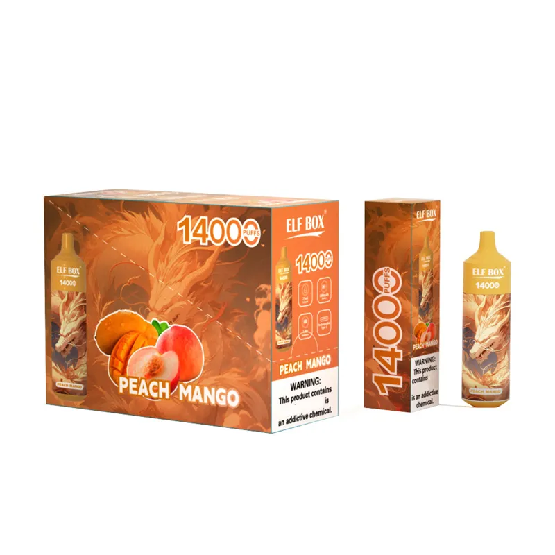 Original ELF BOX 14000 Puff Einweg Vape Stift 14k Puffs 0% 2% 3% 5% ...