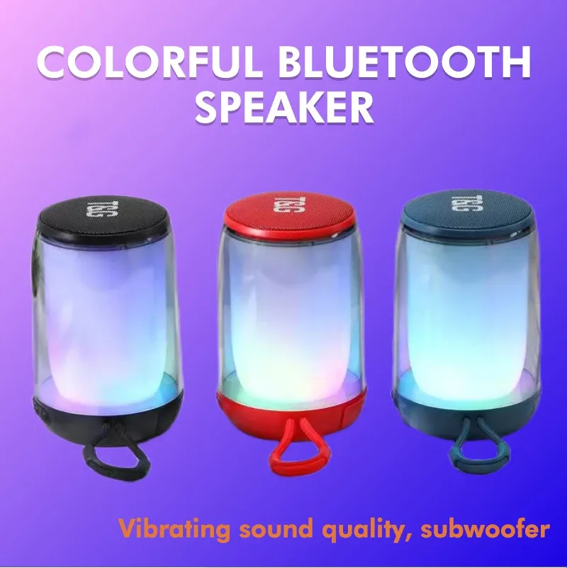 DHgate.com:Colorful LED Bluetooth Speaker with Full-screen Ambience ...