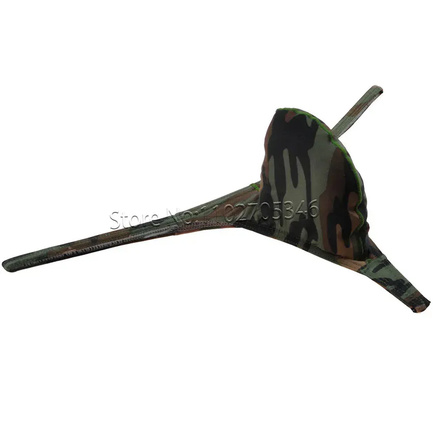 Camouflage Bulge-Enhancing Men's G-string Thong Bikini with T-back from ...
