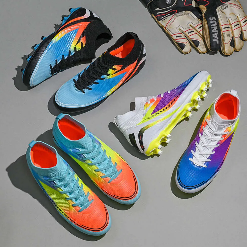 DHgate.com:Dream Color High Top AG TF Football Boots for Men and Women ...