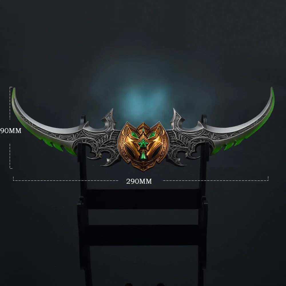 Palos De Luz LED 29 Cm Warglaive De Azzinoth World Burning Legion Illidan Stormrage Juego ...