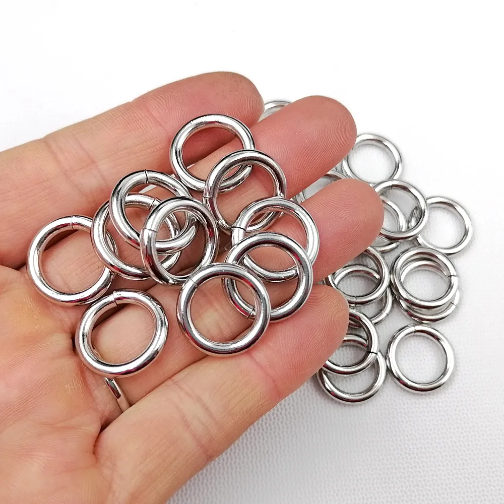 Stainless Steel Jump Rings for Jewelry Making, 318mm Silver and Black ...