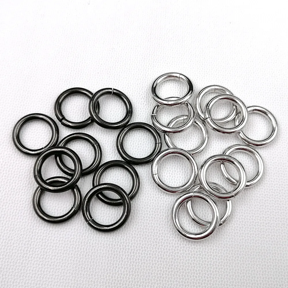 Stainless Steel Jump Rings for Jewelry Making, 318mm Silver and Black ...