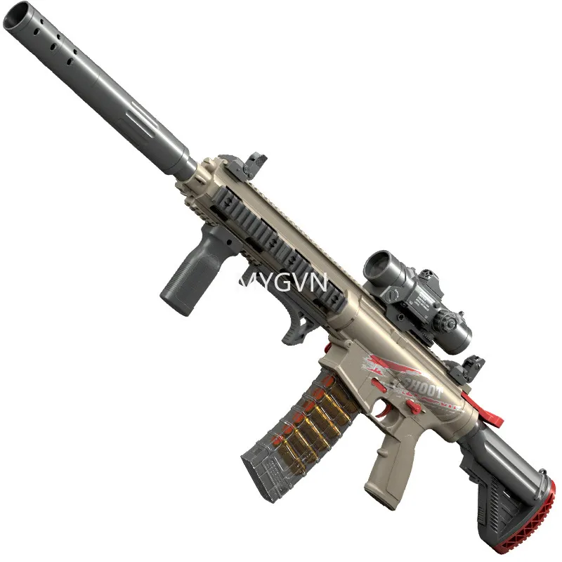 Electric Shell Ejecting Toy Gun: M416 Automatic Blaster For Adults ...