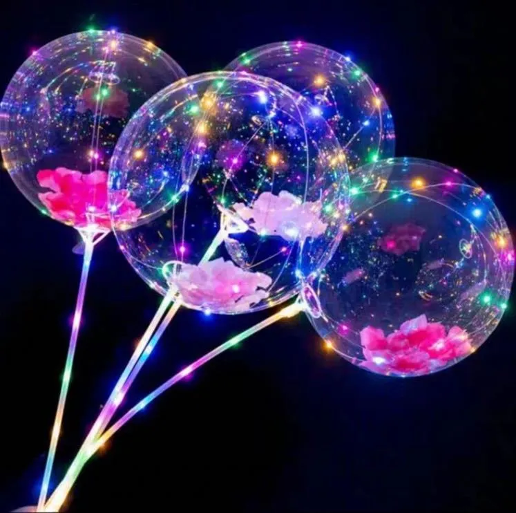 Bobo Balloons Transparent LED Light Up Balloon... From Springfang, $1. ...