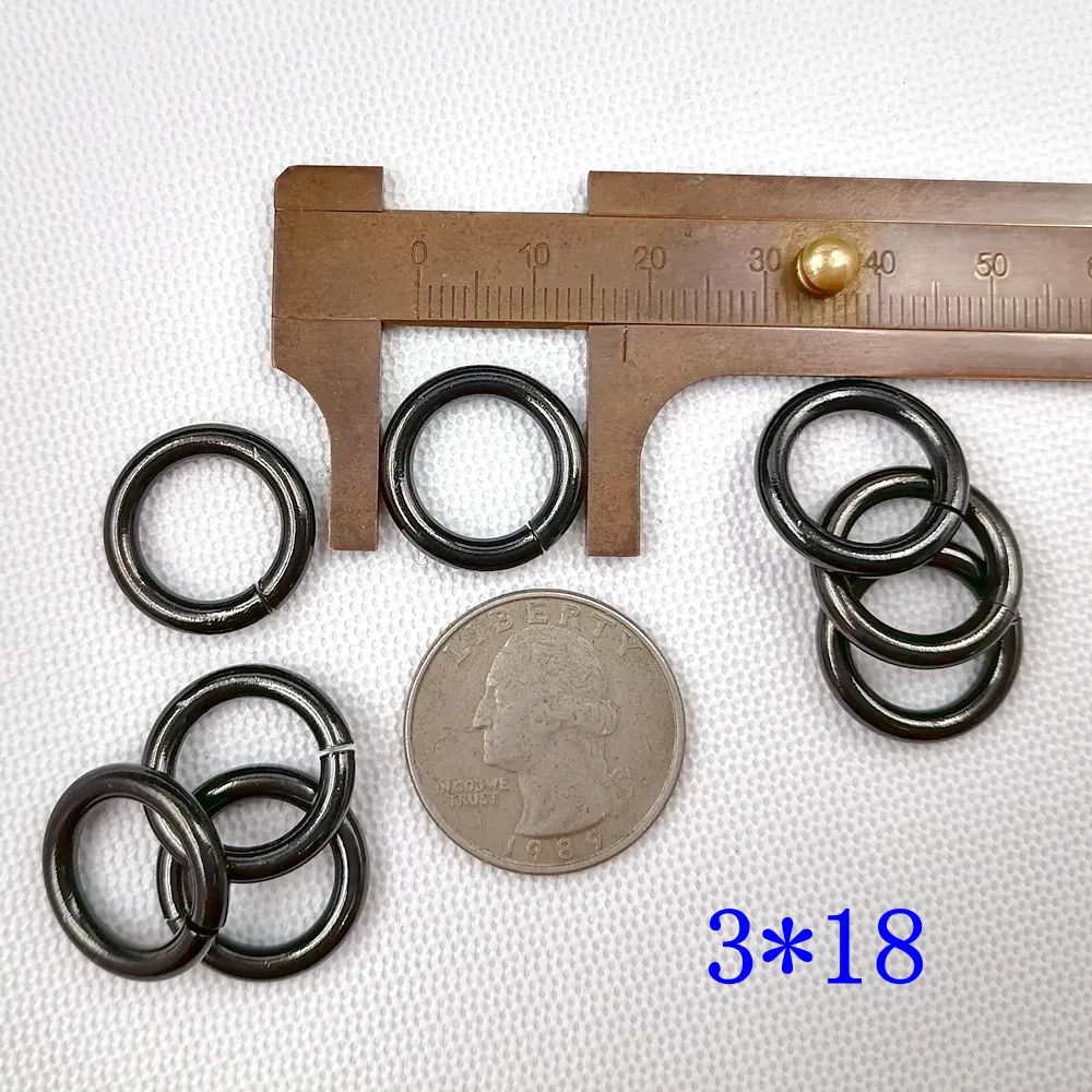 Stainless Steel Jump Rings for Jewelry Making, 318mm Silver and Black ...