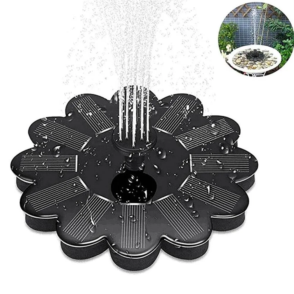 DHgate.com:2024 Upgraded Solar Fountain Pump, 1.8W Floating Solar Bird ...