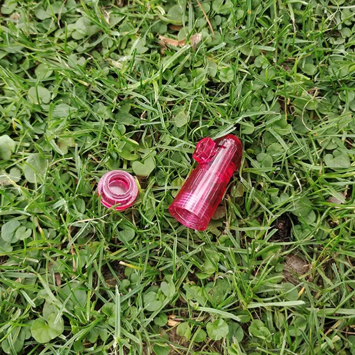 Acrylic Smoking Pipe With Clear Bottoms Rocket Shape Nasal Inhaler For ...