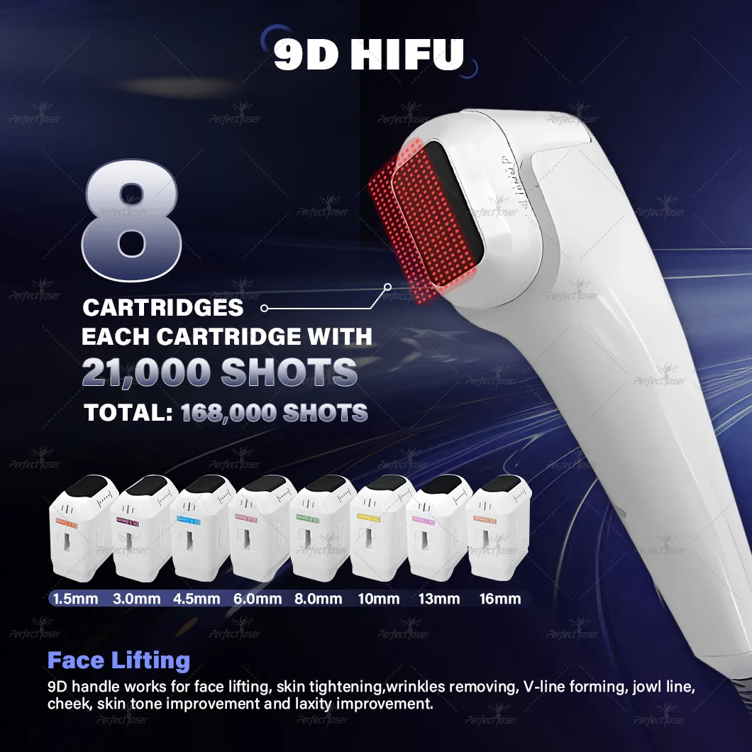 5 En 1 9D Hifu Con RF Vmax Liposonic Otros Equipos De Belleza Adelgazamiento Corporal Hifu ...