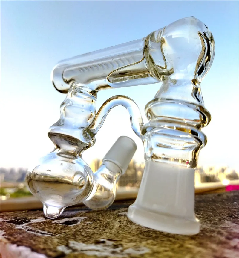 Wholesale Double Bowl Glass Adapter With 18.8mm Size, 3 Joints, One ...
