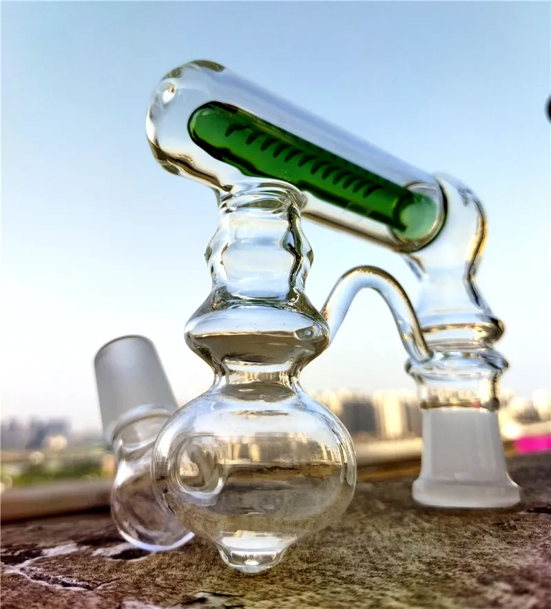 Wholesale Double Bowl Glass Adapter With 18.8mm Size, 3 Joints, One ...