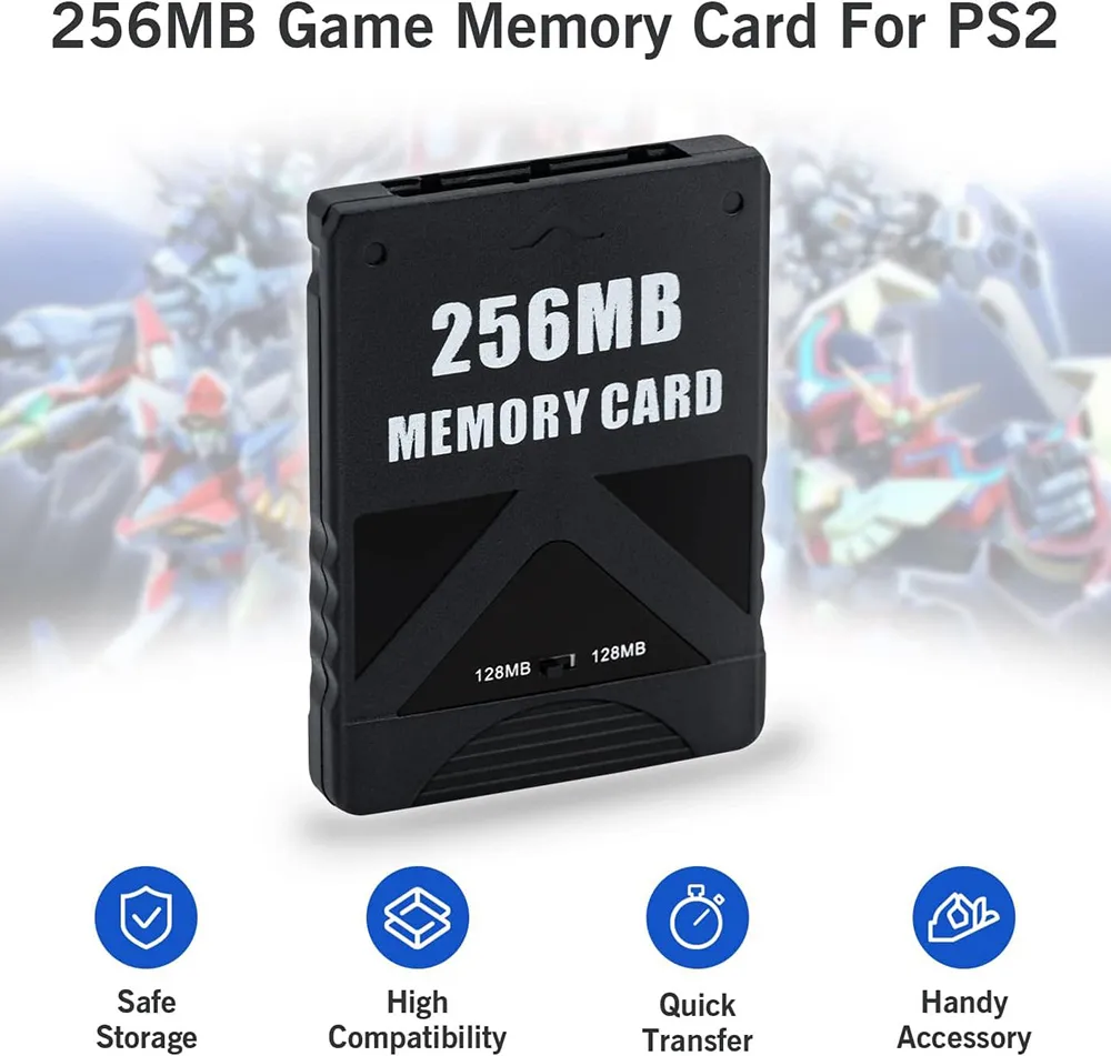 DHgate.com:Black 256MB Memory Card for PS2 PLAYSTATION 2 Save Game Data ...