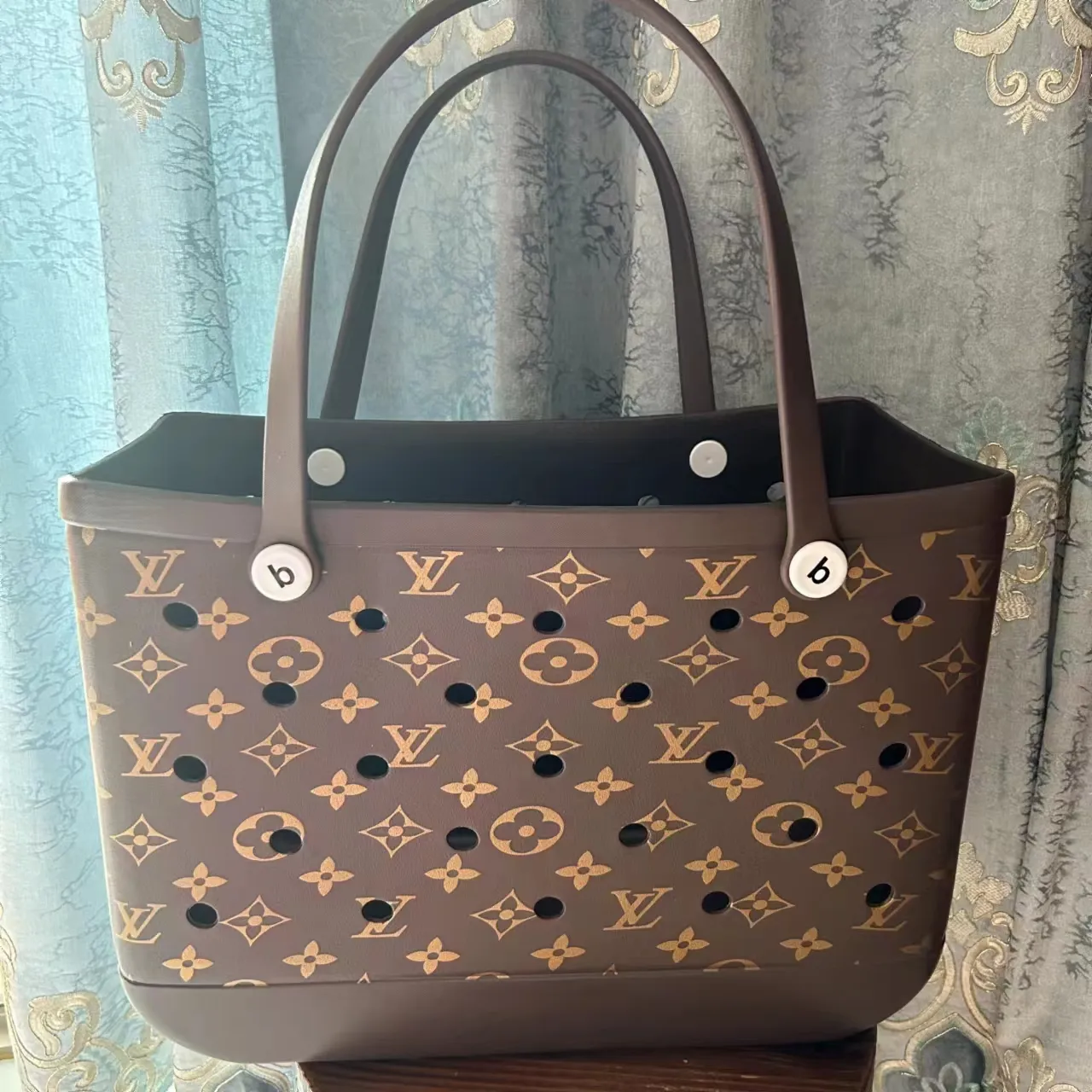 Waterproof Large Eva Bogg Tote Bag For Women Ideal For Shopping, Beach ...