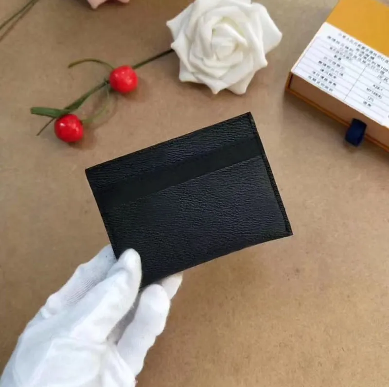 Designer Card Holder Mens Wallet: Double Sided Slim Leather Credit Card ...