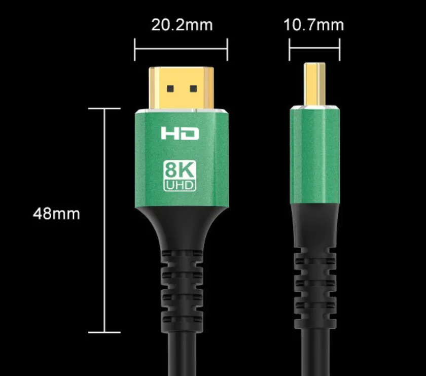 Ultra High Speed HDMI 2.1 Cable: 8K UHD 4K 120Hz 48Gbps HDMI Cord For ...