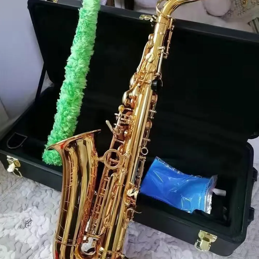 DHgate.com:High-end 875 E-flat alto saxophone lacquered gold brass ...