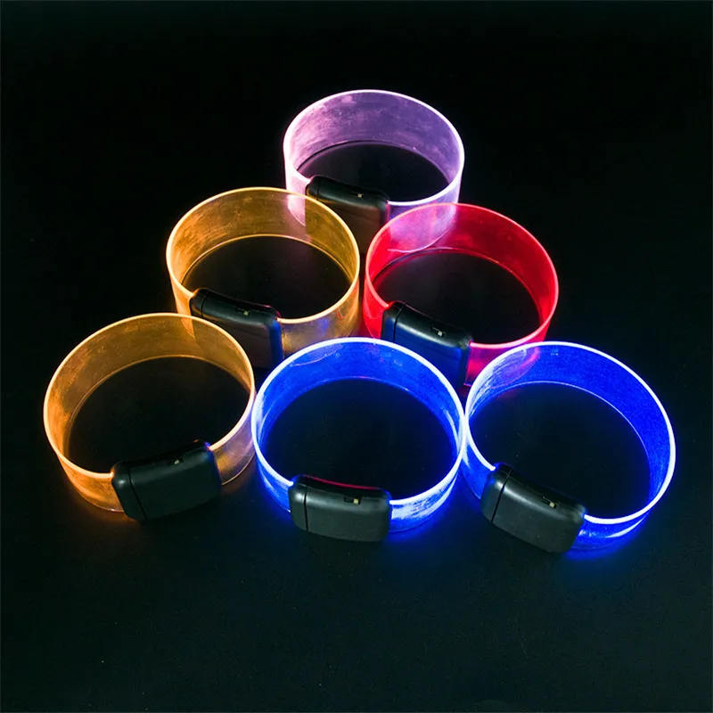 Light Emitting Bracelet Flashing Wristband LED Bracelet Party Luminous ...