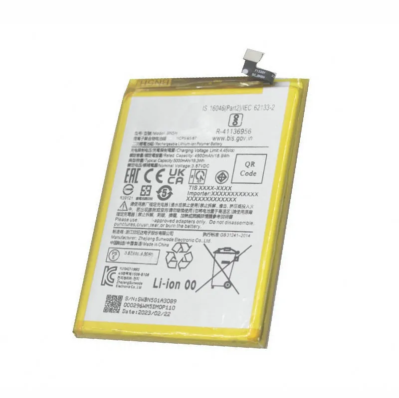 High Quality 5000mAh BN5H Honor 9 Lite Battery For Xiaomi Redmi Note ...