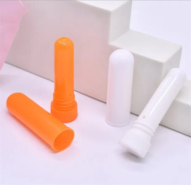 Aromatherapy Nasal Inhaler Tubes, Colored Blank Diffusers With Cotton ...