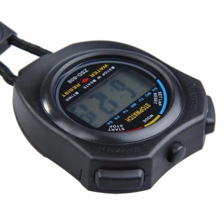 Digital Sports Stopwatch Timers Handheld Stopwatch Timer Clock With ...